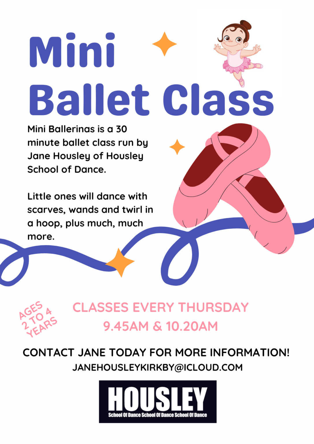 Mini Ballet Class NEW TERM | St Julians Club, Sevenoaks, Kent